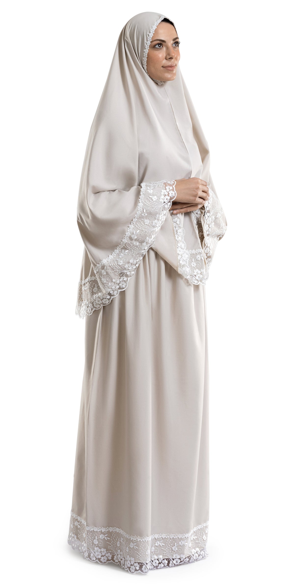 Ivory Elite Islamic Prayer Wear – Urban Rugs Lebanon
